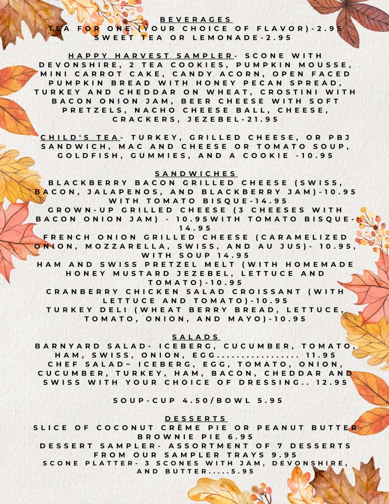 Tea Room Menu The Strawberry Tree tea-room-menu-the-strawberry-tree